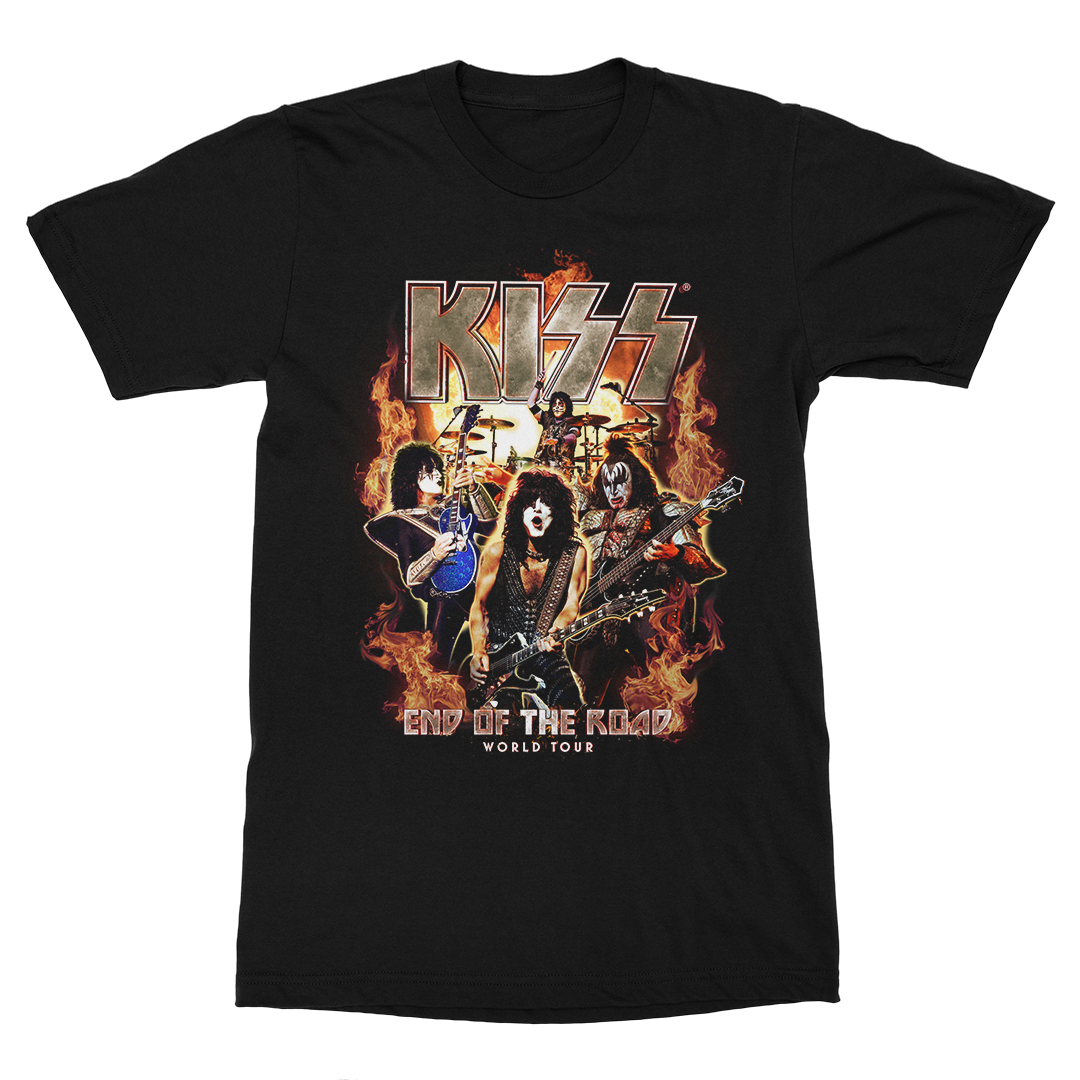 KISS On Fire T-Shirt - KISS UK
